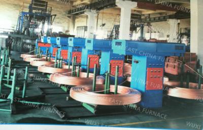 China Upward Continuous Casting Machine for Oxygen Free Copper Rod 5000TPY D8-15mm for sale