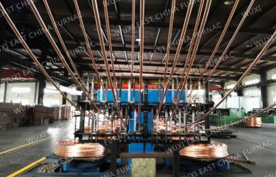 China 8mm 14mm 20mm 30mm Vertical Continuous Casting Machine for Copper Wire & Brass Rod Production for sale