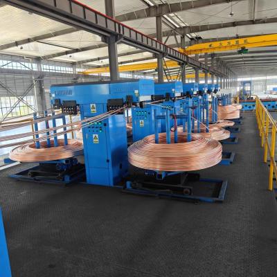 China Economic and Copper Continuous Casting Machine for Oxygen Free Copper Rod and Profiles for sale
