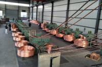 China Auto Upward Continuous Casting Machine for Copper Brass Aluminum 8-30mm Rods 4-25T/Day Capacity for sale