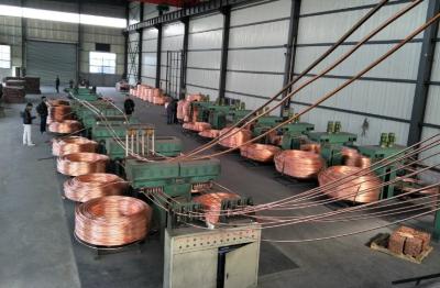 China Auto Upward Continuous Casting Machine for Copper Brass Aluminum 8-30mm Rods 4-25T/Day Capacity for sale