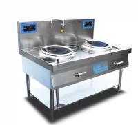 China Durable commercial stainless steel double-head electric frying pan for sale
