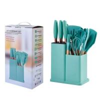China High-quality 19-piece silicone kitchenware set for home use for sale