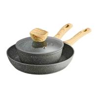 China Lightweight luxury non-stick frying pan/wok gift set for home use for sale
