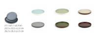 China Striped disc Resistance Melamine Tableware BPA Free Non Toxic Melamine Resin Durable Ecofriendly Lightweight Dinner Set for sale