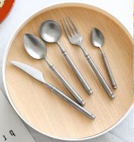 China Serving Utensils Stainless-steel tableware polished mirror matte finish designed for high heat resistance in restaurant and hotel kitchens for sale