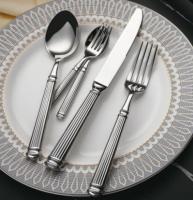 China Stainless Steel Minimalist Stainless Steel Tableware Dishwasher Safe Durable and Easy to Maintain Cutlery for Commercial for sale