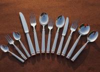 China Stainless Steel Minimalist Stainless Steel Tableware Dishwasher Safe Durable and Easy to Maintain Cutlery for Commercial for sale