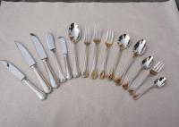 China High durability stainless steel tableware silver metallic style perfect for restaurants hotels and catering services for sale
