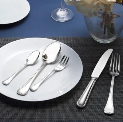 China High durability stainless steel tableware silver metallic style perfect for restaurants hotels and catering services for sale
