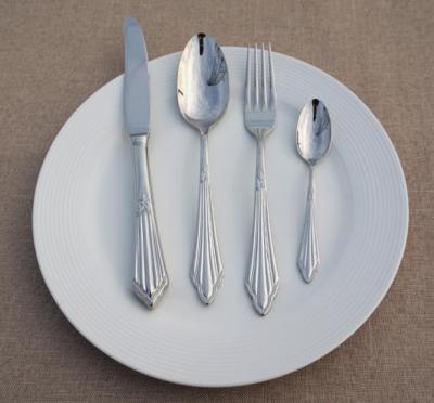 China Dishwasher Safe Stainless Steel Fork Rust Resistant Durable Metal Utensil Designed for Hospitality Catering and Restaurant for sale