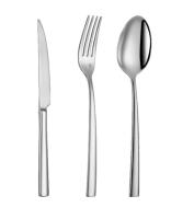 China Non Toxic Stainless steel fork strong recyclable dishwasher safe dining utensil designed for restaurants catering and hotels for sale
