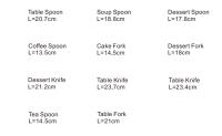 China rescent moon knife and fork for sale