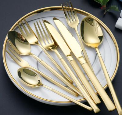 China ror gold cutlery is more for sale