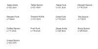China black silver knife and fork for sale