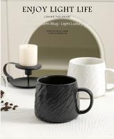 China 550ml mug  black  and  white for sale