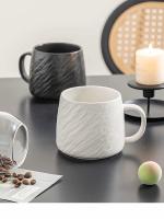 China 550ml mug  black  and  white for sale