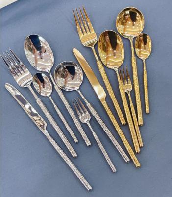China ered pattern knife and fork set for sale