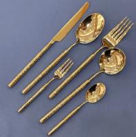 China ered pattern knife and fork set for sale