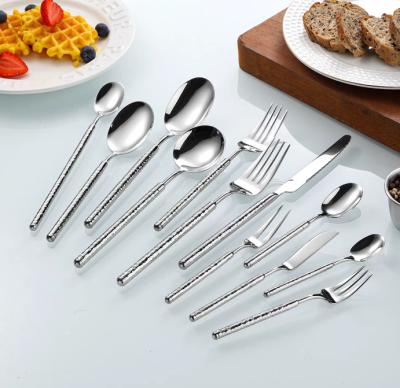 China Stainless Steel Stainless-steel tableware set includes knife modern classic minimalist styles ideal for food service providers and restaurant for sale