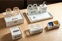 China 24 hour Room Service Cup Holder Box Offering Convenient Storage Solution for Mini Bar Beverages and Snacks in Hotel Rooms for sale