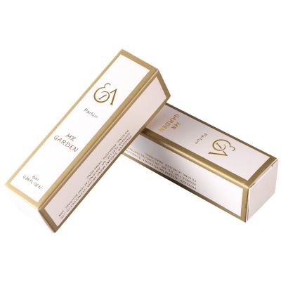 China Perfume Gift Luxury Cosmetic Box Hot Stamping Gold Foil For Lipstick Tube for sale
