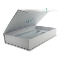 China Book Style Oem Customize Print Cosmetic Paper Box With Logo Gold Stamping for sale