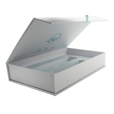 China Book Style Oem Customize Print Cosmetic Paper Box With Logo Gold Stamping for sale