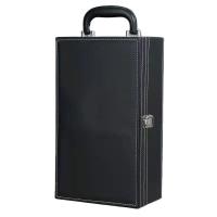China Rectangle Red Wine Bottle Gift Box Custom Logo 35.2x27x11.5cm for sale