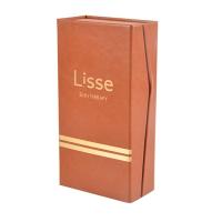 China Custom Pu Leather Magnetic Flip Top Lid Cosmetic Perfume Paper Package Packaging Gift Boxes for sale