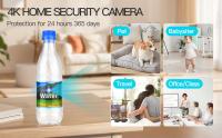 China 1080P Water Bottle Hidden Spy Camera Plastic Transparent Home Security Mini Camera for sale