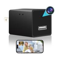 China Plastic HD 1080P Mini Spy Camera , Mini USB Charger Security Camera for sale