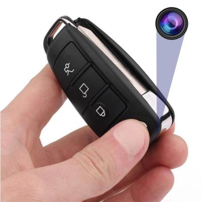 China 1920*1080P HD Car Key Hidden Camera Black Mini Key Fob Spy Camera Mini for sale