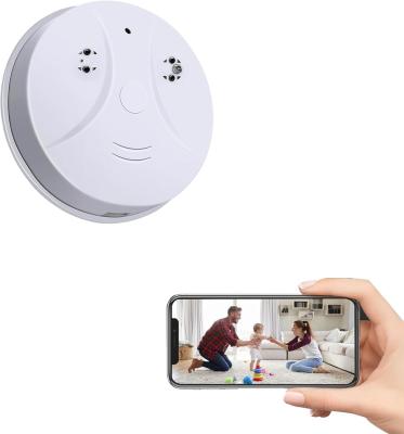 China Wifi Smoke Detector Hidden Camera , Smoke Detector Spy Camera With Night Vision for sale