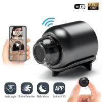 China ABS Plastic Mini Security Spy Camera , WIFI HD 1080P Mini Camera With Audio for sale