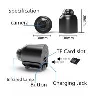 China ABS Plastic Mini Security Spy Camera , WIFI HD 1080P Mini Camera With Audio for sale