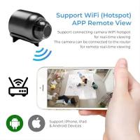 China ABS Plastic Mini Security Spy Camera , WIFI HD 1080P Mini Camera With Audio for sale