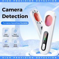 China White Hidden Spy Camera Detector Device , Plastic Portable Security Camera Detector for sale
