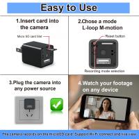 China 1080P HD Mini USB Wall Charger Hidden Spy Camera With Night Vision for sale