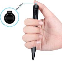 China Black Miniature Spy Camera , 1080P Mini Hidden Pen Camera With 64GB SD Card for sale