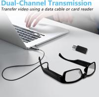 China Inddor / Outdoor Mini Spy Camera 1080P Eyeglass Hidden Camera for sale