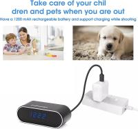 China Wifi Mini Hidden Camera Alarm Clock Security Camera 1080p HD Recording for sale