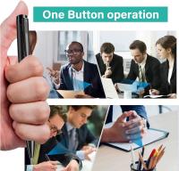 China Black Mini Wifi Camera 1080P Pen Hidden Camera For Business Meetings for sale