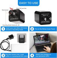 China Wall Mount USB Charger Hidden Camera 1080P  Mini Hideable Camera for sale