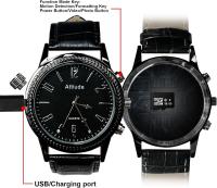 China Black Watch Hidden Camera 1080P Spyware Hidden Camera Mini 4.8 Ounces for sale