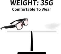 China Plastic Micro Spy Camera 1080P Eye Glasses Spy Camera With Sound for sale