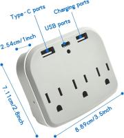 China White Wifi Spy Camera Wall Outlet , Plastic Mini Hidden CCTV Camera for sale