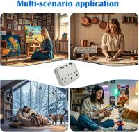 China White Wifi Spy Camera Wall Outlet , Plastic Mini Hidden CCTV Camera for sale