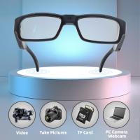 China Personal Security Spycam Glasses Full HD 1080p Spy Eye Glasses Camera With Sound for sale