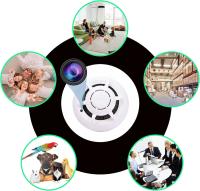 China Battery Powered Mini Spy Camera Wifi Smoke Detector Hidden Camera For Home for sale
